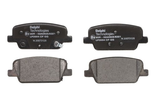 Brake Pad Set, disc brake DELPHI LP3554 | eBay Australia