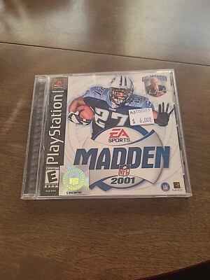 EA Sports Madden 2001 Playstation 1 Game Compact Disc With Case ...