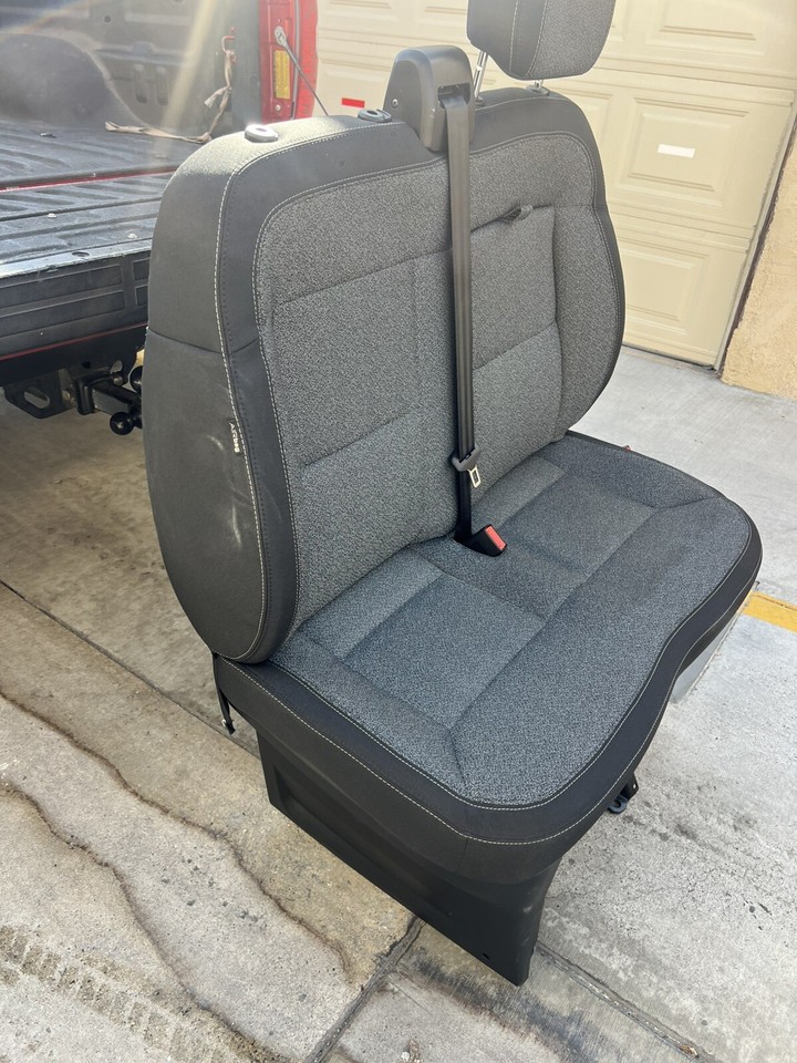 2016 2024 RAM PROMASTER VAN FRONT SEAT PASSENGER SIDE BENCH CLOTH SEATS ...