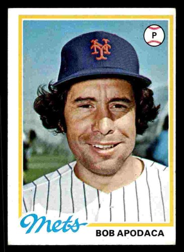 1978 Topps Bob Apodaca #592 - New York Mets | eBay