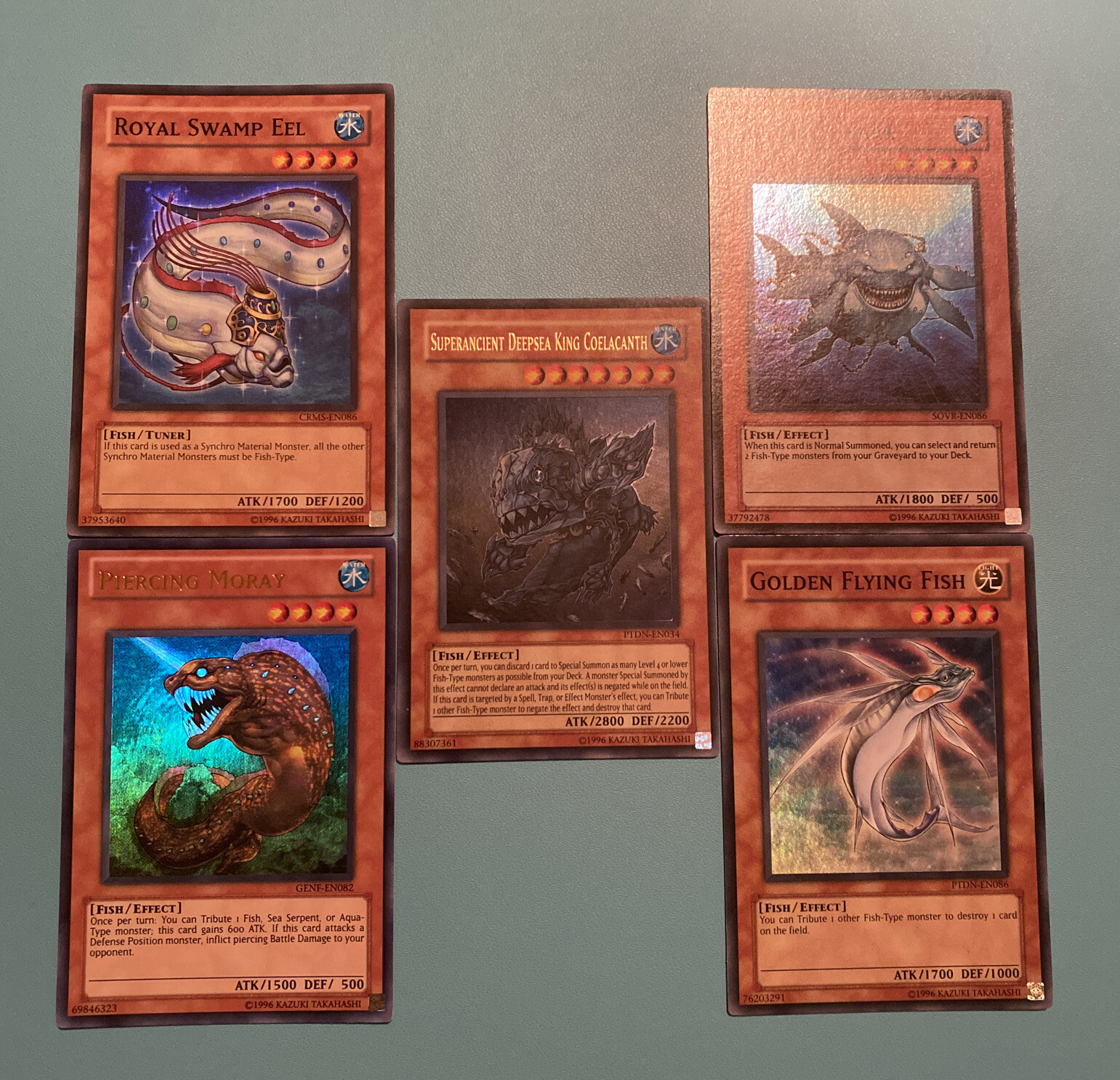 Yugioh - Superancient Deepsea King Coelacanth PTDN-EN034 ULTRA + 4 ...