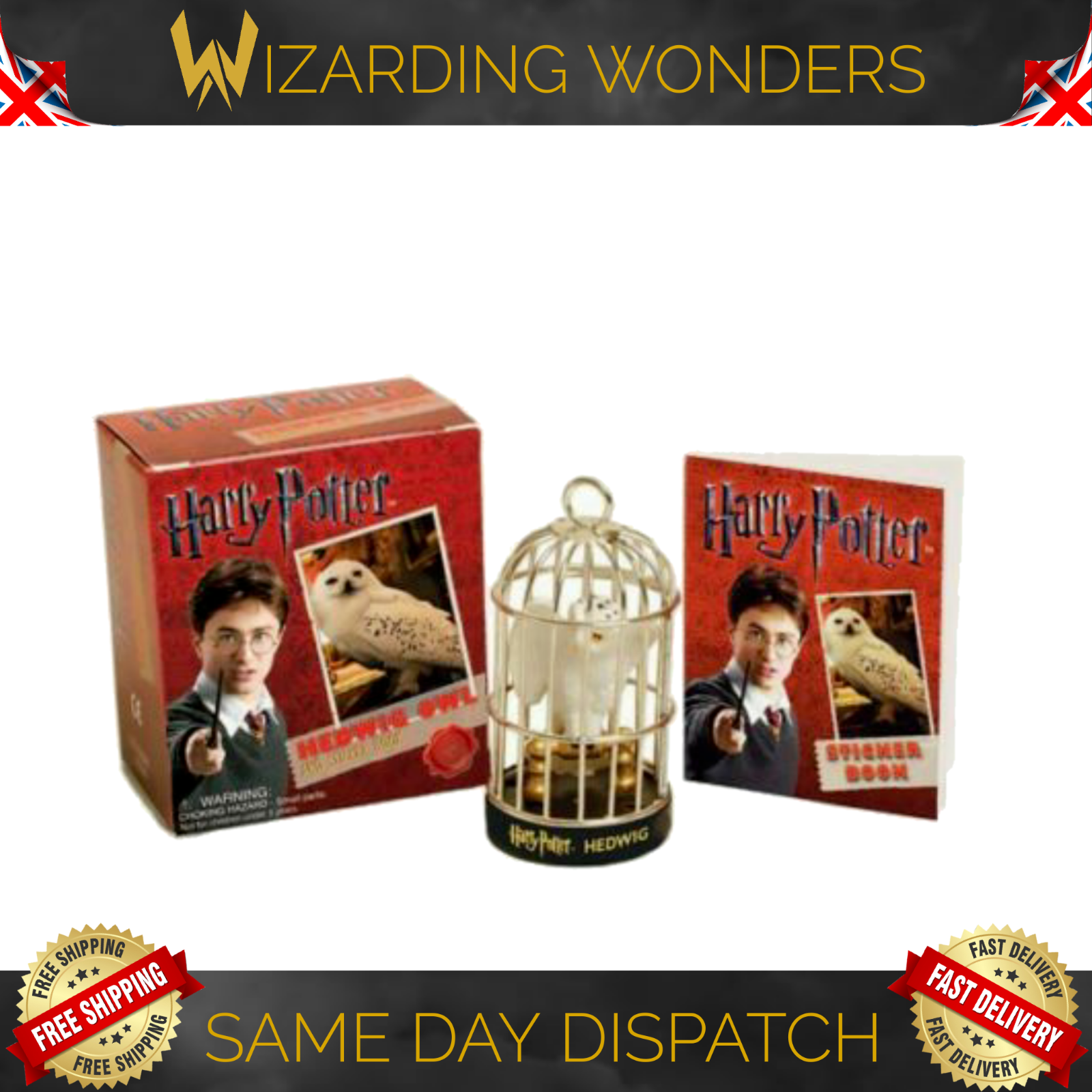 Harry Potter Wand Horcrux Hedwig Time Turner Hogwarts Castle Official ...