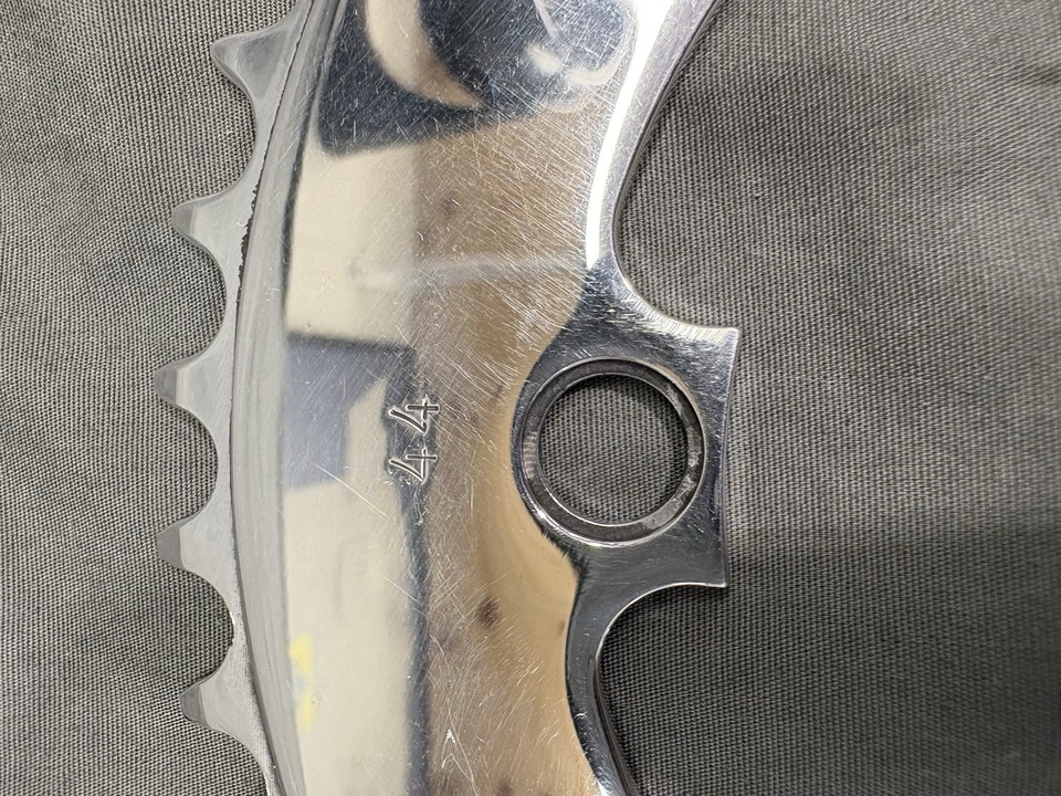 Chrome 44t Bmx Chainring Unstamped Old School Vintage | eBay