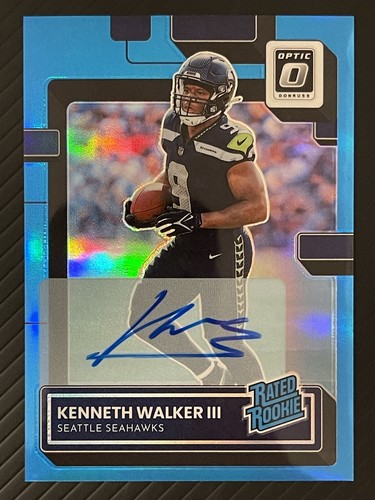 2022 Donruss Optic Kenneth Walker III Autograph - Blue 19/99 | eBay