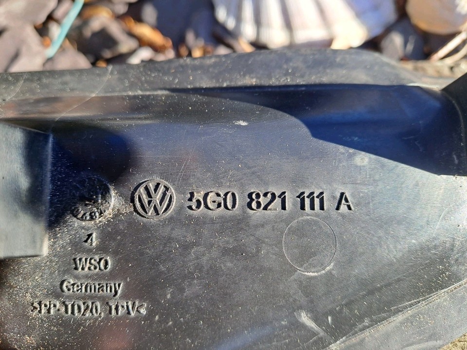 13-19 VOLKSWAGEN GOLF MK7 N/S/F LEFT PASSENGER FRONT WING INNER TRIM ...