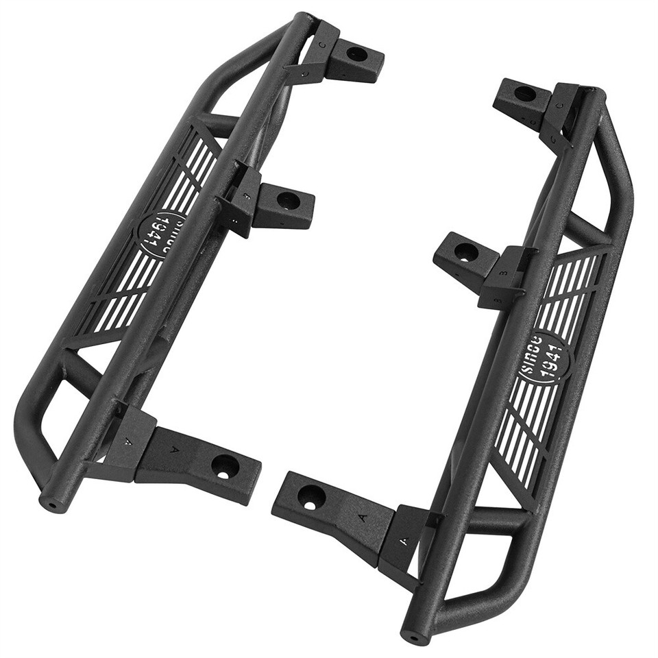 2Pcs Running Boards Drop Down Side Step Bars for 1997-2006 Jeep ...