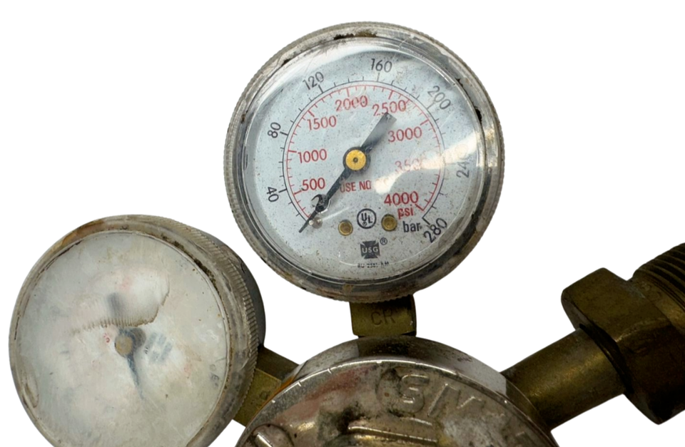 Smith 31-50-580 Argon Flow Gauge Regulator, 3000 PSI, 315058 **Free ...
