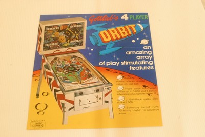 FLYER GOTTLIEB ORBIT | eBay