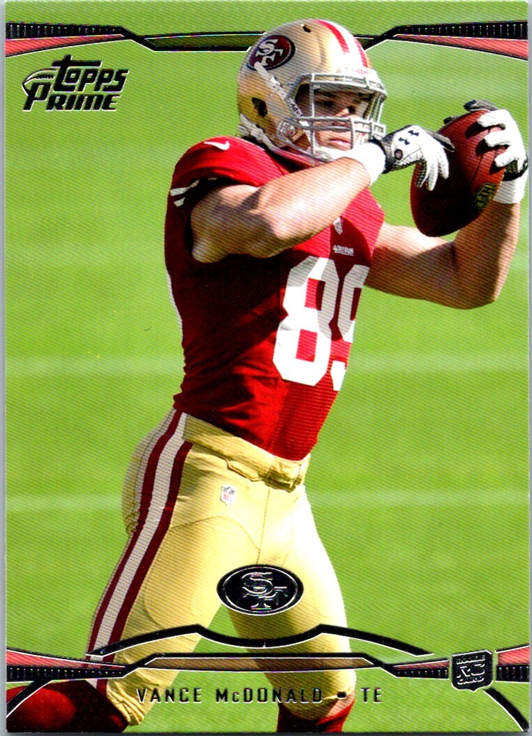 2013 Topps Prime Vance McDonald Rookie San Francisco 49ers #129 | eBay
