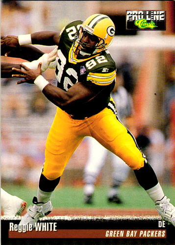 1995 Classic Pro Line Reggie White Football Card #306 | eBay