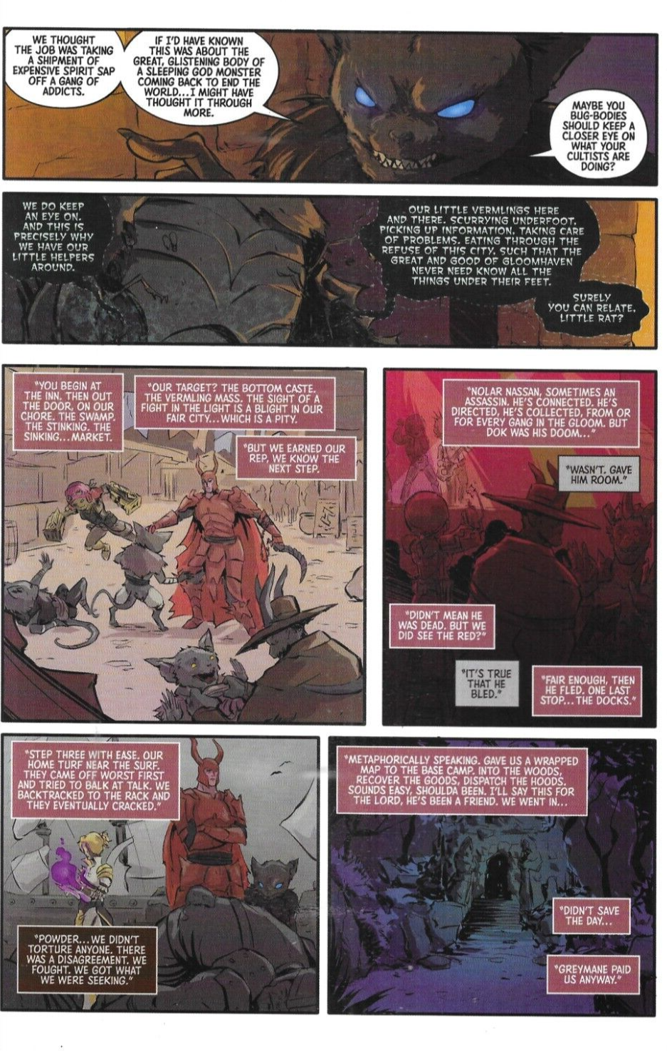 Gloomhaven Comic 1 Fallen Lion First Print Cover A Nasser 2020 McIntire ...