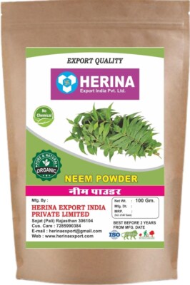 Neem Powder For Face Pack Miracle Pimples Skin Treat Acne & Pimple And ...