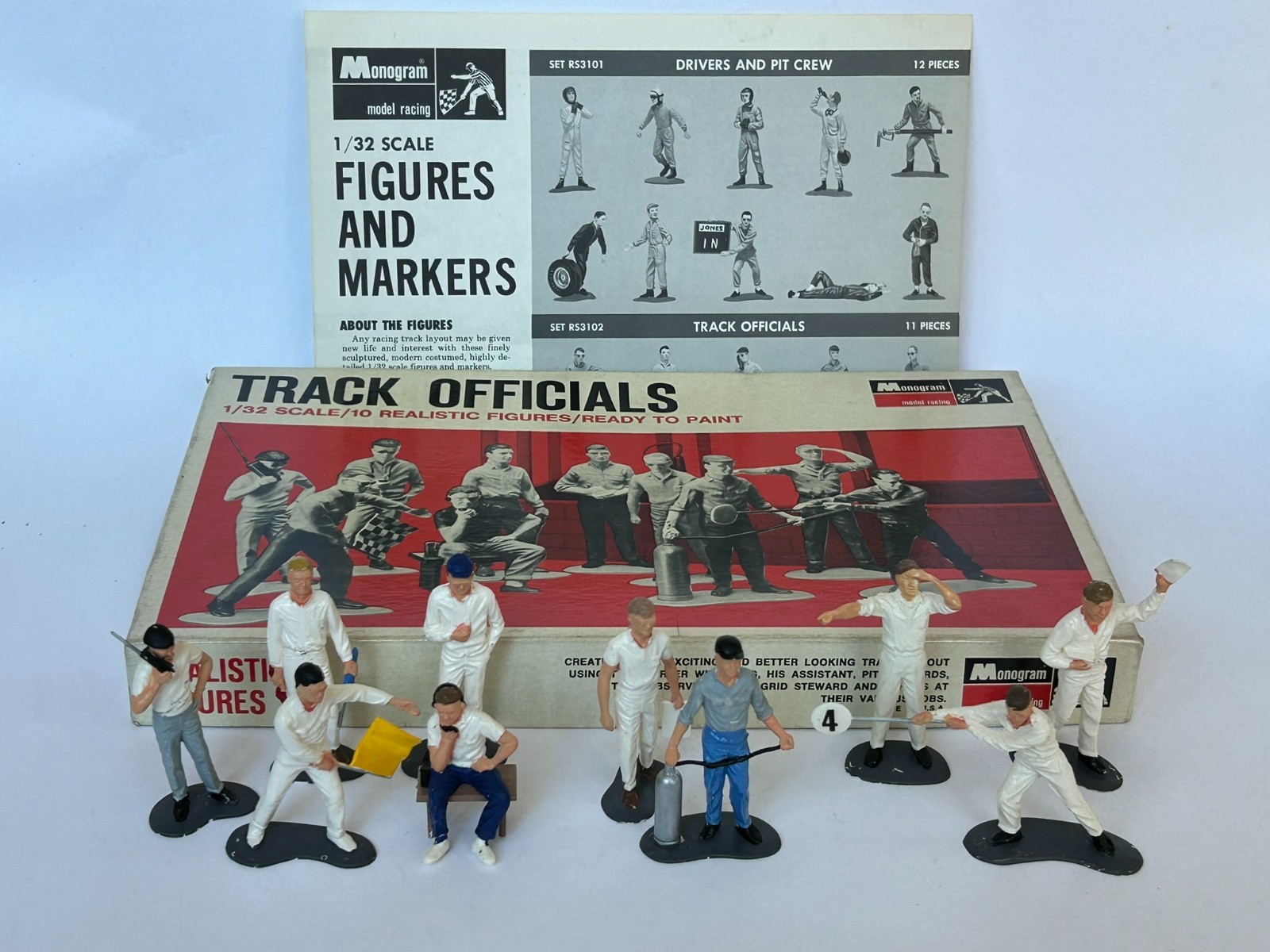 Monogram Painted Track Officials Figures for 1/32 scale slot car tracks ...