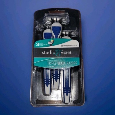 3-Pack of Studio 35 Men's Triple Blade Razors Shaver Set 3 Ct (Mach 3 ...