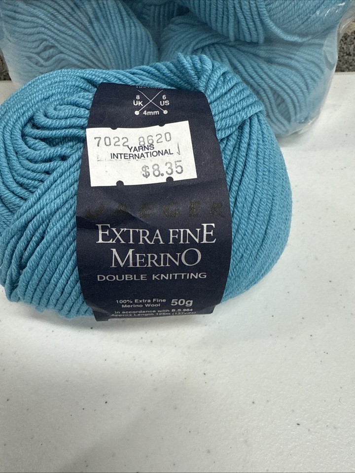Jaeger Extra Fine Merino Shade 986 6 Skein Lot | eBay