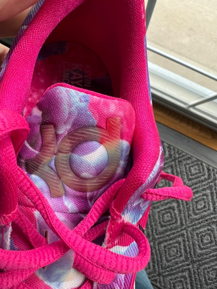 Nike KD 8 Aunt Pearl Shoes GS Kevin Durant Pink 837786-603 6.5 Youth ...