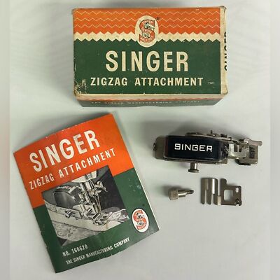 Vintage Singer Sewing Machine Zigzag Attachment #160620 | eBay