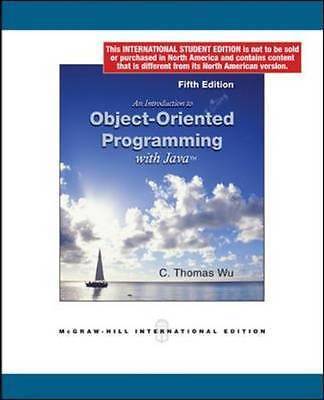 Introduction to Object-Oriented Programming with Java by C.Thomas Wu (Paperback, 2009) for sale ...