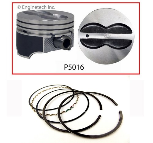 And Rods SPEED PRO Hypereutectic Coated Flat Top Pistons+MOLY Rings Kit ...