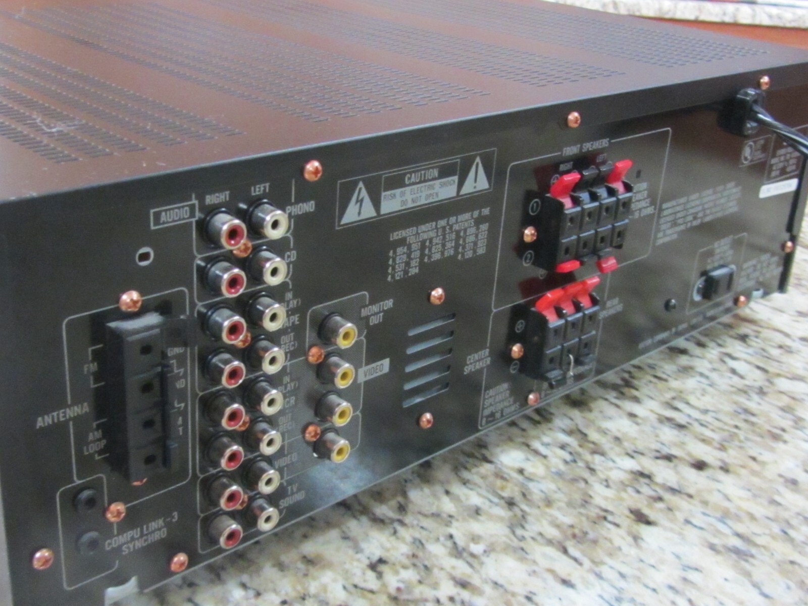 JVC RX-618V Audio Video Control 100 Watt Receiver 7 Speaker Surround ...