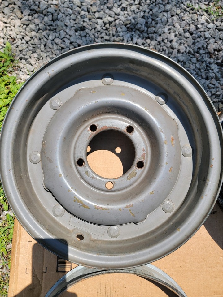 2 Split Combat Wheel Rims & Rings WWII Willys MB Ford GPW Jeep WO-A5549 ...