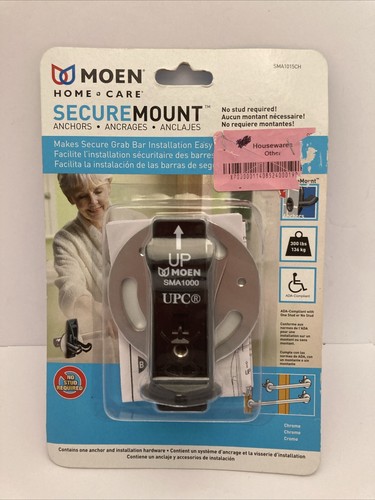 NEW Moen Home Care SecureMount Chrome Mounting Bracket for Hand/Grab ...