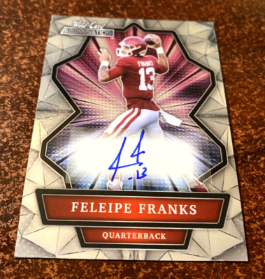 2021 Wild Card Alumination FELEIPE FRANKS Autograph ABC-A Rookie ...