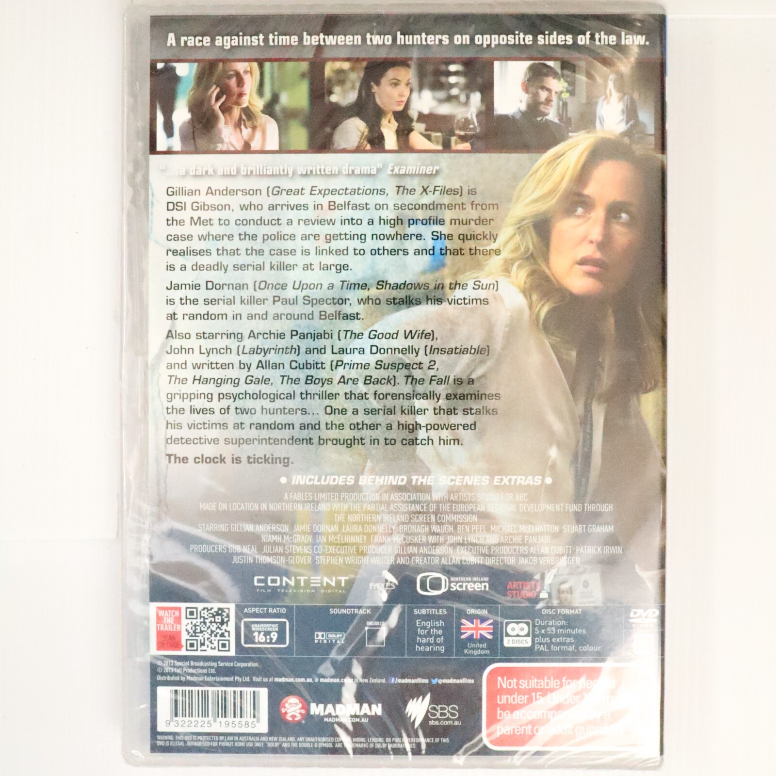 NEW The Fall (DVD, 2013) Gillian Anderson, Jamie Dornan - Drama ...