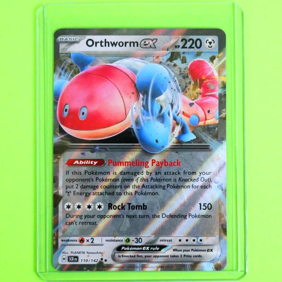 Orthworm EX - Double Rare Holo - Pokemon TCG Stellar Crown #110/142 | eBay