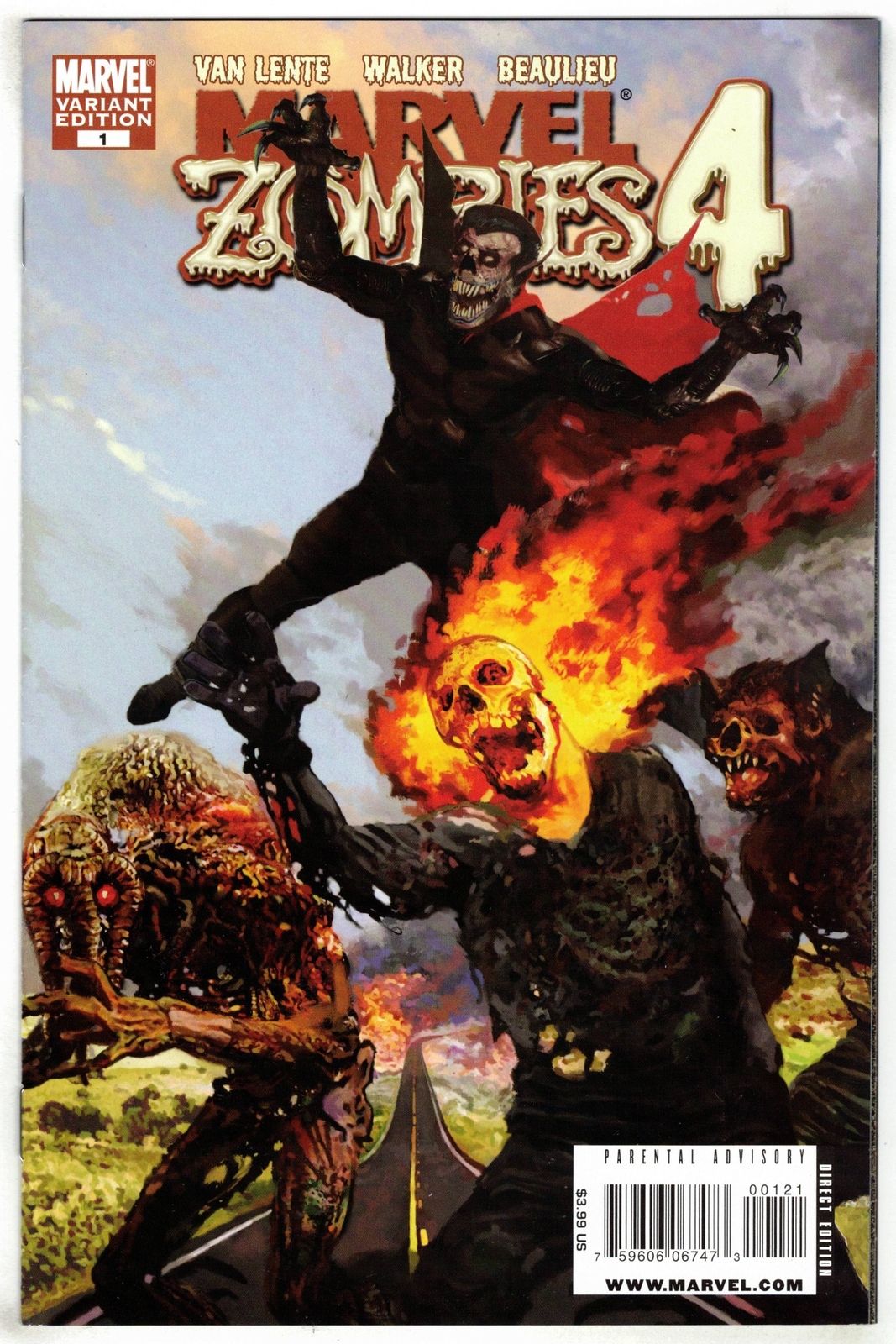 Marvel Zombies 4 #1 1:20 Arthur Suydam Variant 2009 VF/NM | eBay