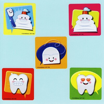 10 Dental Emoji - Large Stickers - Toothpaste, Toothbrush, Dental Floss ...