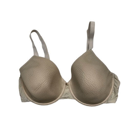 Natori Tan Bra Lined Cups Mesh Overlay Size 36D | eBay