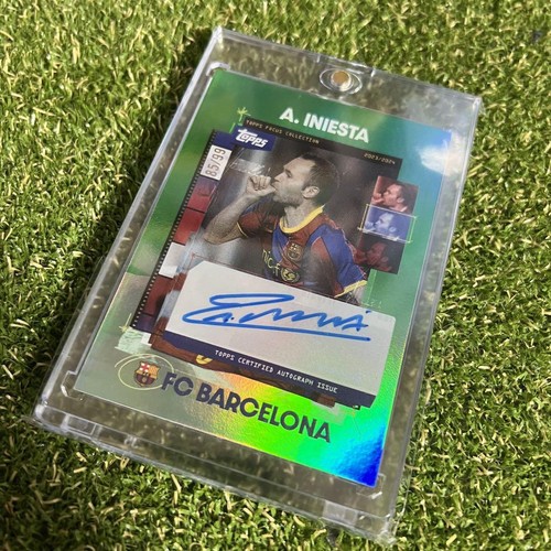 A. Iniesta Fc Barcelona Autograph Card | eBay
