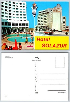 Tangier Morocco Hotel Solazur Swimming Pool Postcard CTLA74 | eBay
