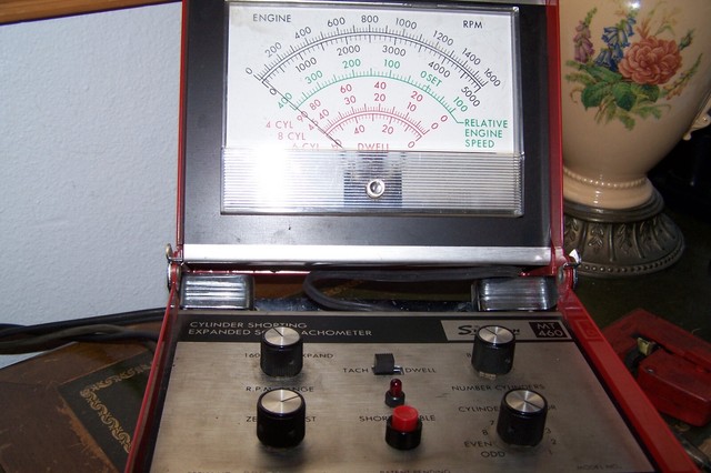 Snap-on MT460 Cylinder Shorting Expanded Scale Tachometer Dwell Meter ...