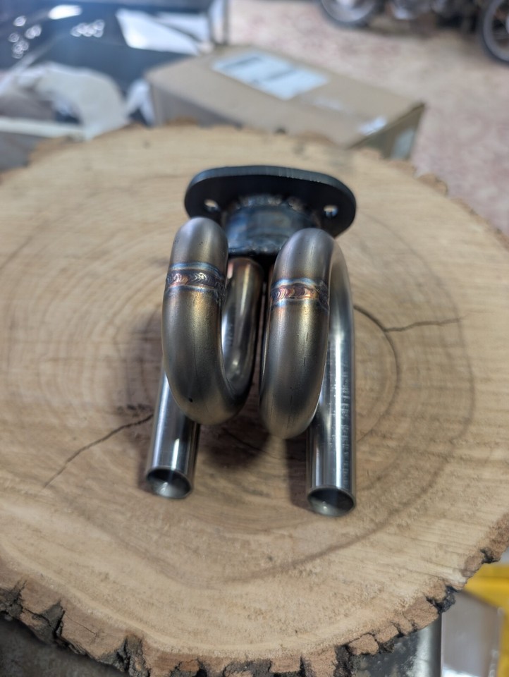 Husqvarna rams horn extreme dual port muffler mod pipe 592XP 592 XP 585 ...