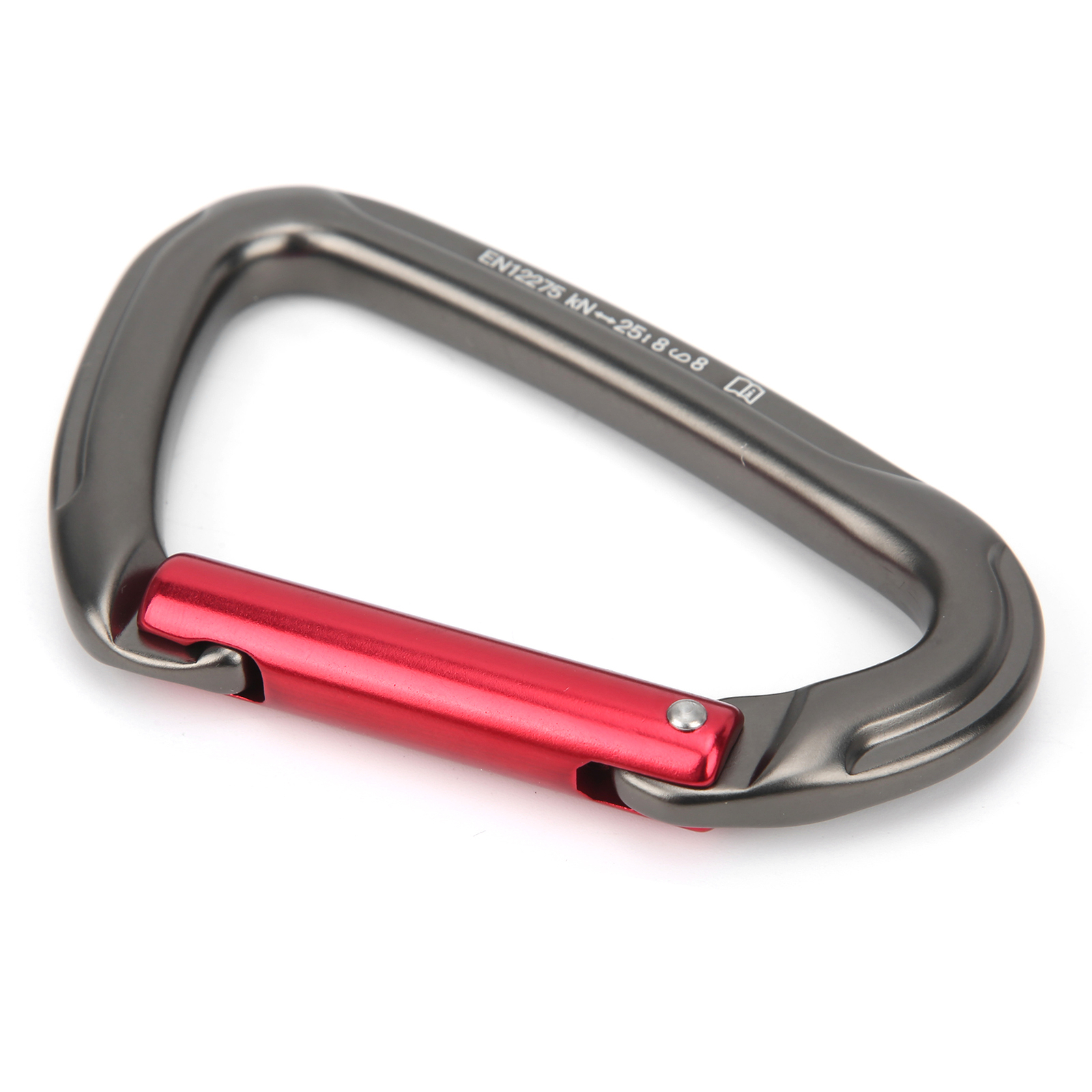 D‑Shaped Climbing Carabiner High Strength Aluminium Alloy Outdoor ...