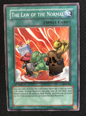 The Law of the Normal - Yu-Gi-Oh! TCG - AST-094 - Common - 1st Edition ...