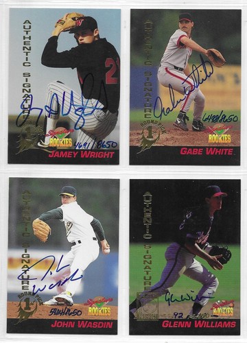 Gabe White 1994 SIGNATURE ROOKIES MLB BASEBALL AUTOGRAPH CARD #47 Expos ...
