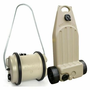 GENUINE 40L AQUAROLL FRESH WATER CARRIER + WASTEMASTER CARAVAN ...