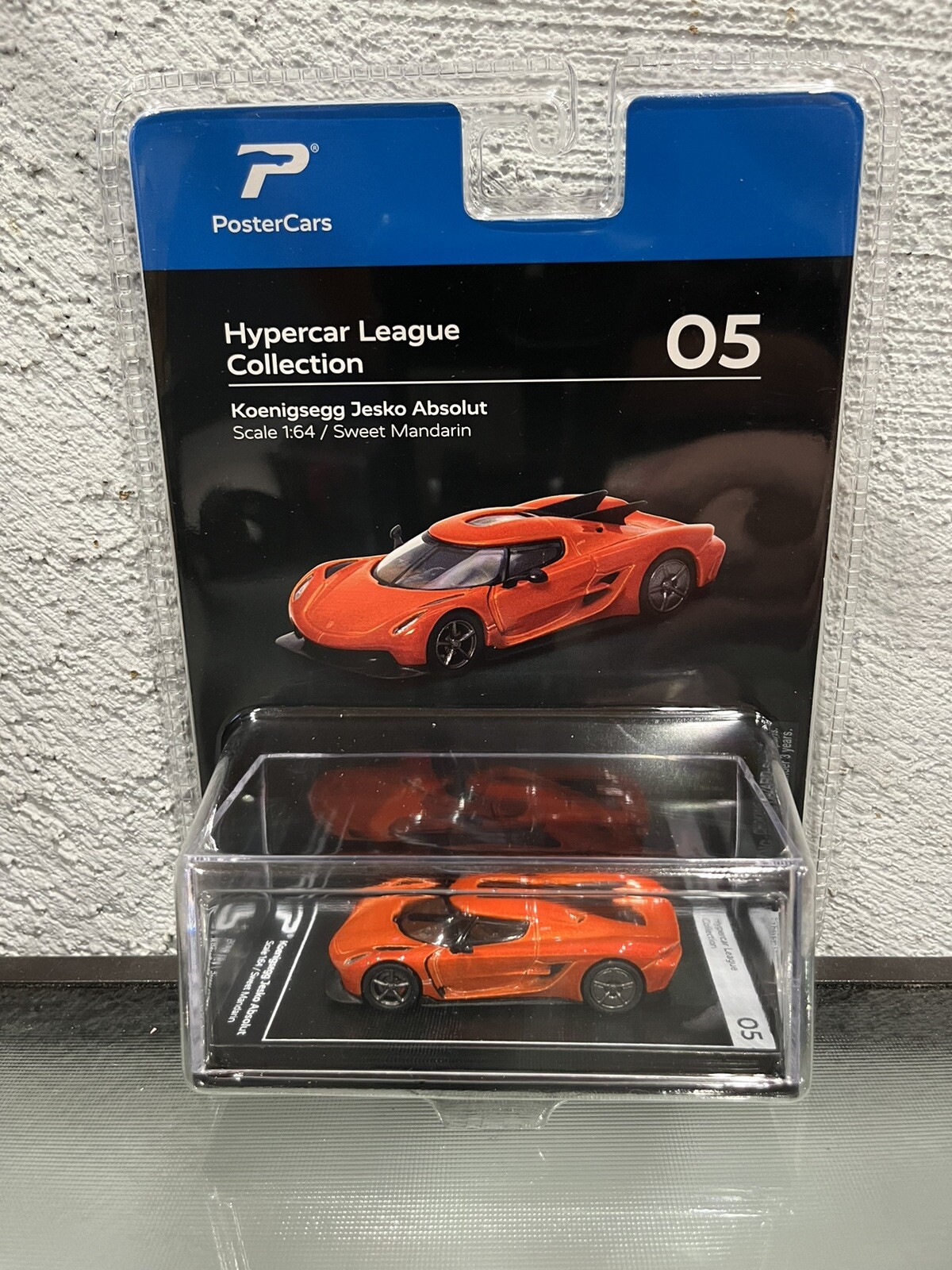 PosterCars 1:64 Koenigsegg Jesko Absolut - Sweet Mandarin | eBay