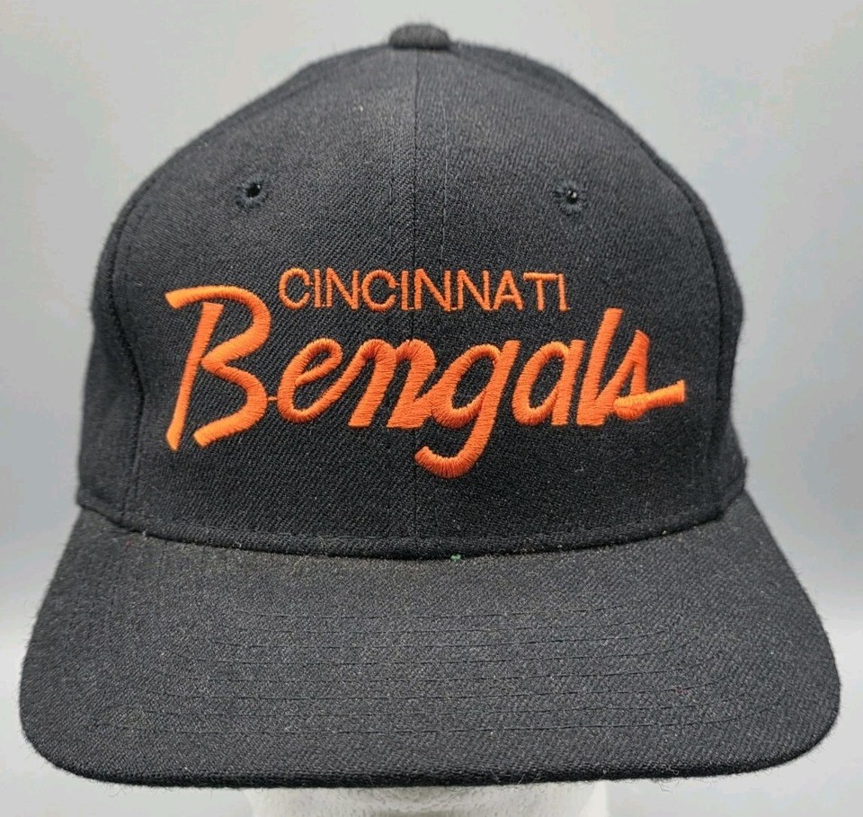 VTG NFL Cincinnati Bengals Script Snapback MacGregor Sports ...