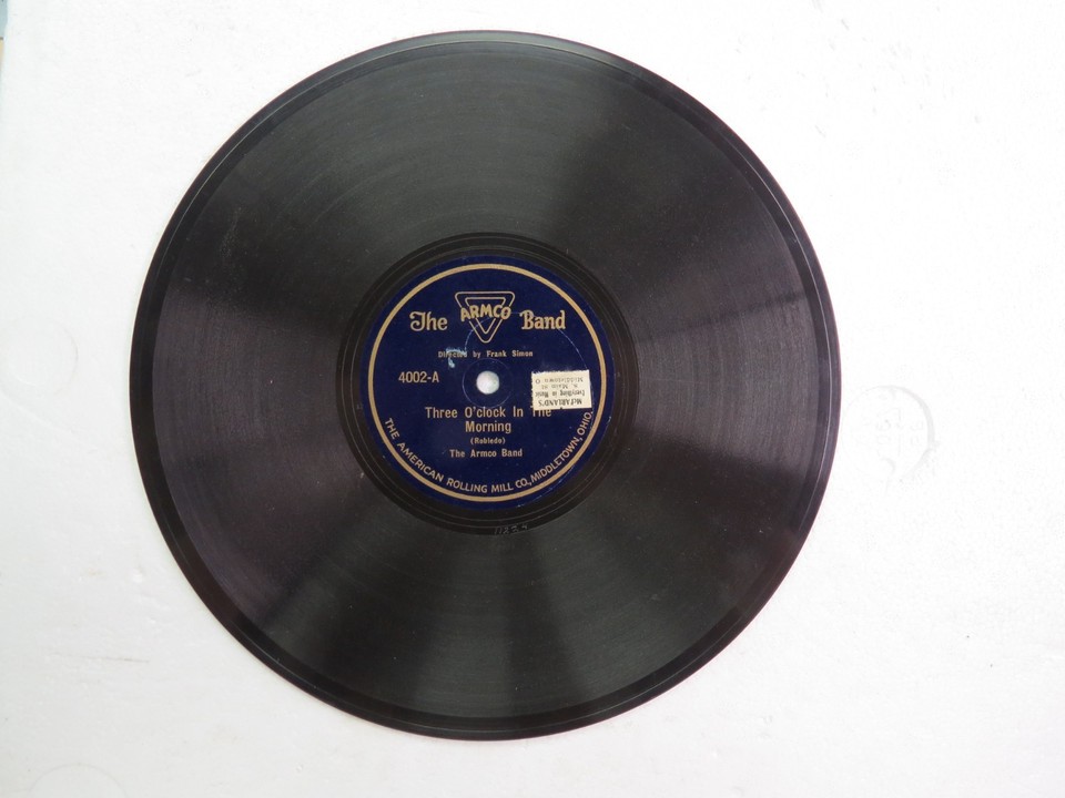 Armco Band - GENNETT PERSONAL RECORD 4002 - Just Awearyin For You ...