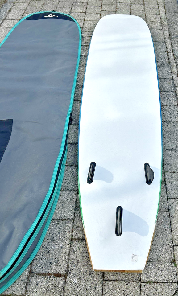 Surfboard - 8ft Beginners Softboard Hot Surf 69 Foam Surfboard and ...