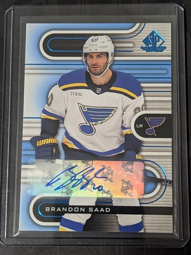 2022-23 SP Game Used Brandon Saad #16 Auto Blue | eBay