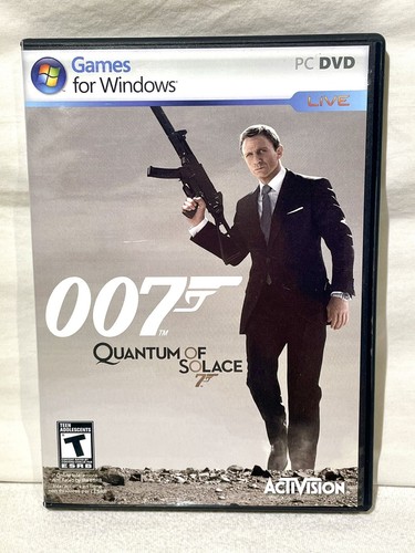James Bond 007: Quantum of Solace (PC, 2008) Complete With Manual | eBay