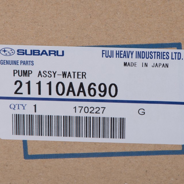 Genuine OEM Subaru Water Pump ASSY 21110AA690 for sale online | eBay