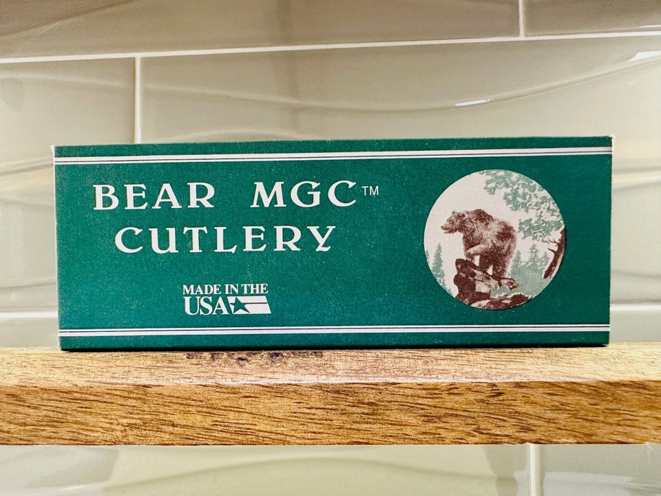 2004 BEAR MGC CUTLERY BR554TT Stag Transitional Trapper | eBay