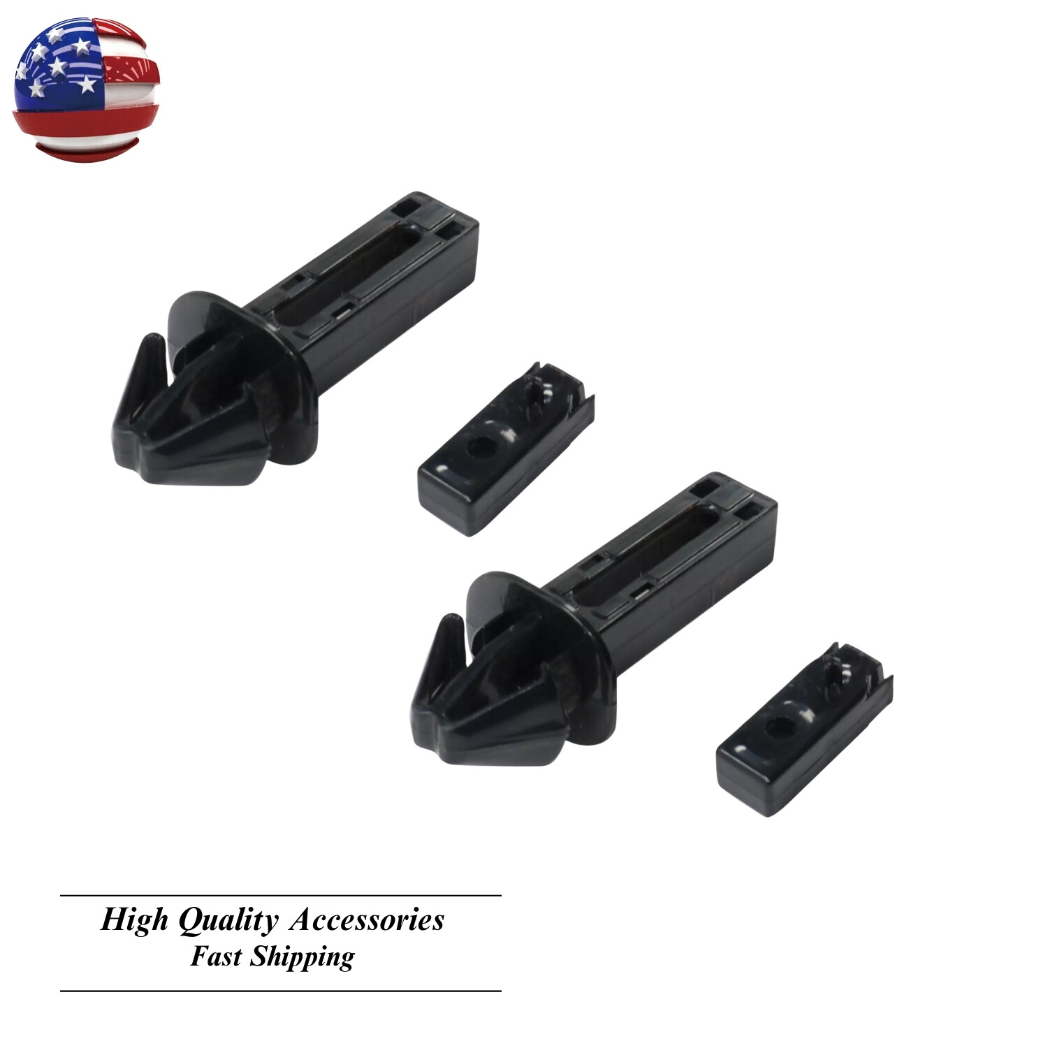 2x Front Bumper Retainer Set for 2008-2015 Mercedes Benz C300 ...