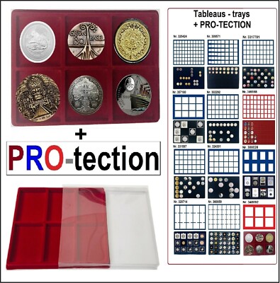 1x Lighthouse 348092 coin trays 6x 3 3/4x3 3/4x0 21/32in Filling Height ...